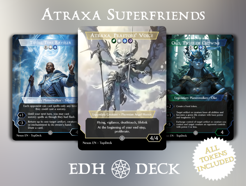 Atraxa Superfriends - EDH Commander Proxy Deck - Top Deck Forge