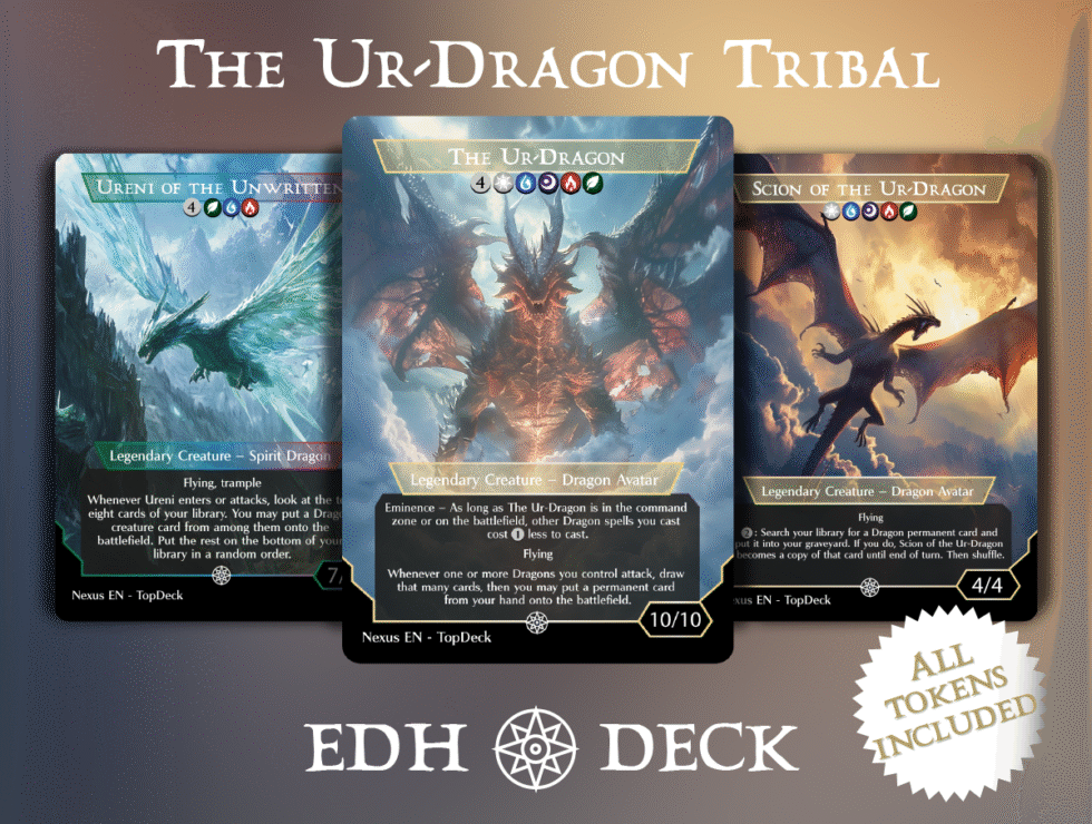 Ur-Dragon Tribal - EDH Commander Proxy Deck - Top Deck Forge