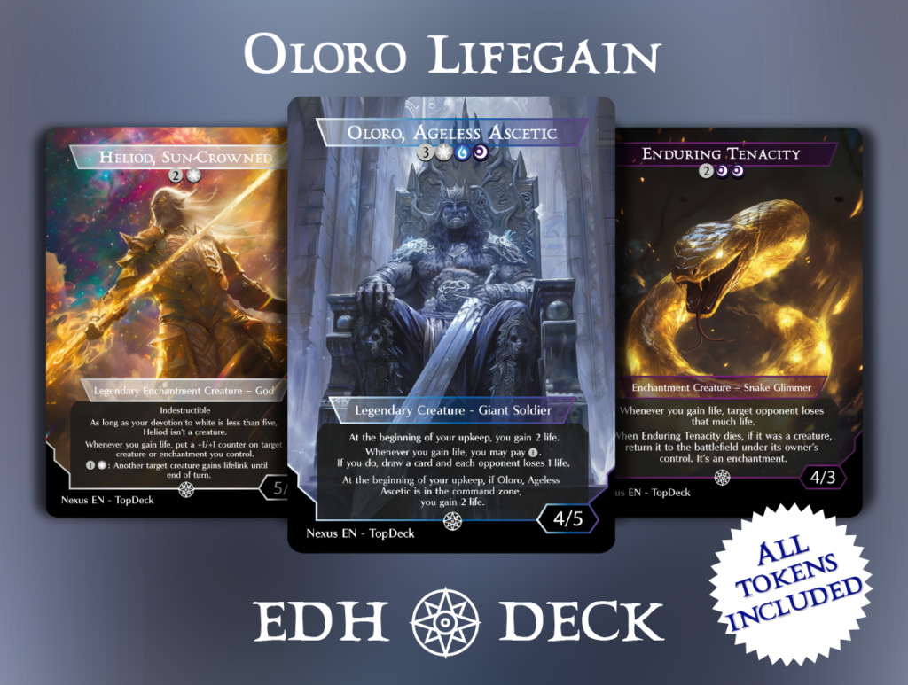 Oloro Lifegain - EDH Commander Proxy Deck - Top Deck Forge