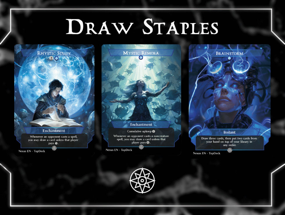 Draw Staples (A) 18 Cards Bundle - Commander EDH Proxy Pack - Top Deck ...