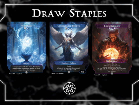 Draw Staples (A) 18 Cards Bundle - Commander EDH Proxy Pack - Top Deck ...