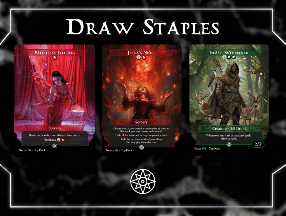 Draw Staples (A) 18 Cards Bundle - Commander EDH Proxy Pack - Top Deck ...